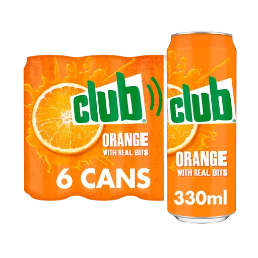 Club Orange Cans 6 PACK