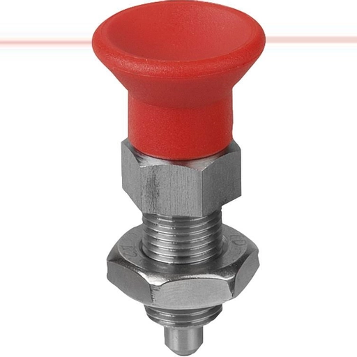 Indexing Plunger. M24 Thread. 2mm Thread Pitch. 16mm Pin Diameter ...