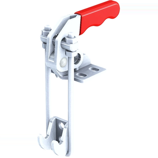 Vertical Latch Toggle Clamp. Overall Length 134.3mm. Overall Height ...