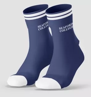 Seaford College Senior Crew Sports Grip Sock 1 x Pair