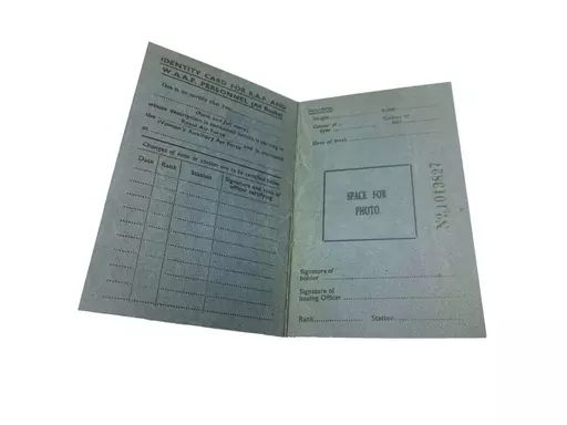 RAF Identity Cards | Starbeck Education
