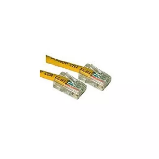 C2G Cat5E Crossover Patch Cable Yellow 1m