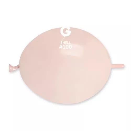 Gemar 100 Pack Latex Balloons Glink Shell 6"