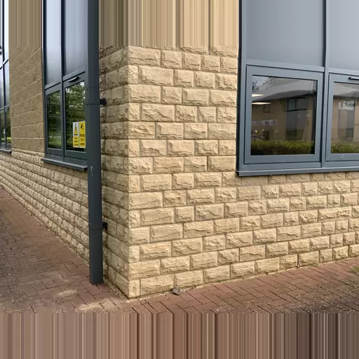 Square Coursed Rubble Bradstone Walling 1 | Fernhill Stone