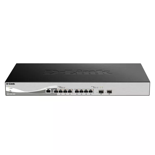 D-Link 8-port 10GBASE-T and 2-port SFP+ Multi-Gigabit Smart Managed Switch