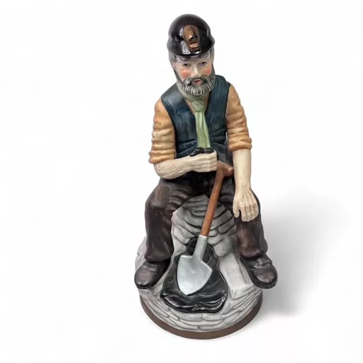 Large Ceramic Miner Figurine | Starbeck Education