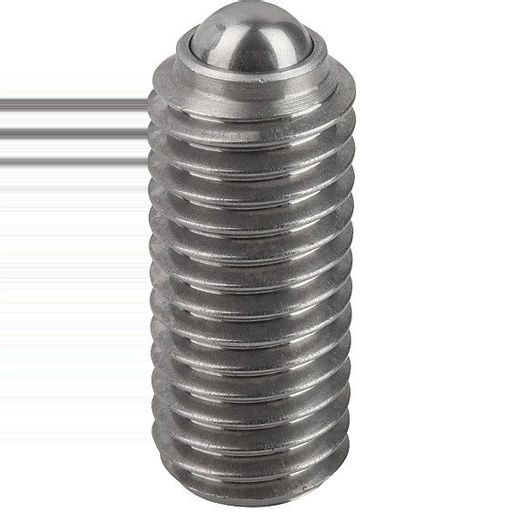 Spring Plunger. Thread M5. Length 14mm. Ball Diameter 3mm. Spring Force ...