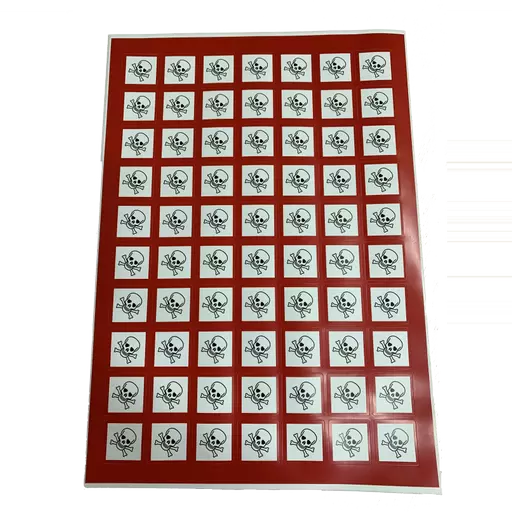 Chemical Labels, acutely toxic substances (GHS06)