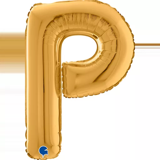 Grabo Gold 26" Foil Letter Balloon Letter P