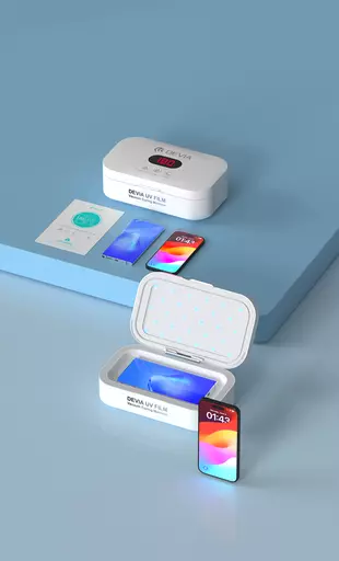 Devia - Intelligent UV Film Vacuum Curing Lamp Machine - White