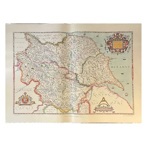 Saxtons Map of Yorkshire 1575 | Starbeck Education