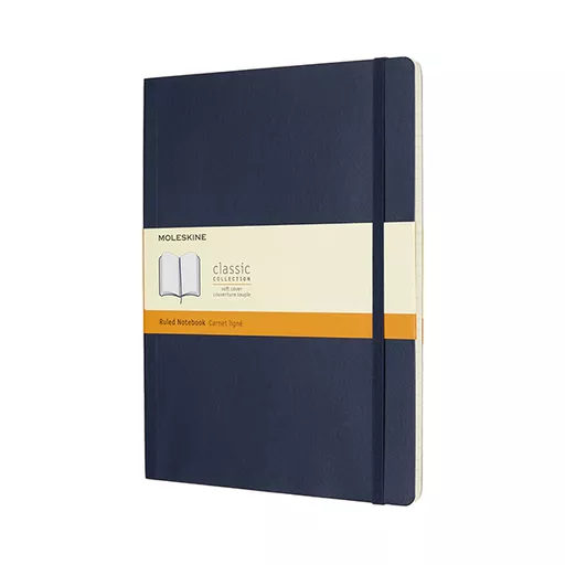 Moleskine Sapphire Blue Extra Large Ruled Notebook Soft | Turnaround Gifts