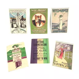 Suffragettes Wooden Postcards Set | Starbeck Education