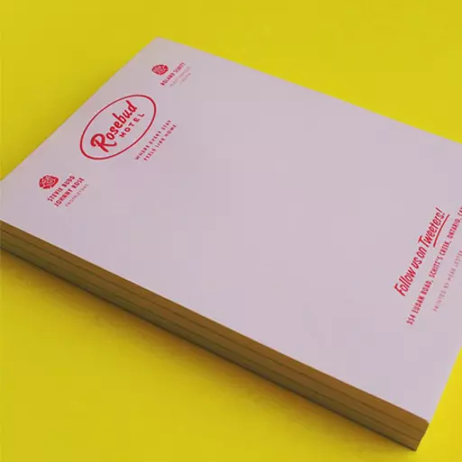 Fictional Hotel Notepads: Rosebud Motel | Turnaround Gifts