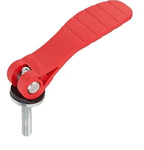 Adjustable Cam Lever. 100mm. Handle Length M8x50mm Stainless Steel Thread.