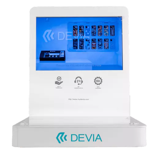Devia - Digital Point of Sale Retail Stand - White