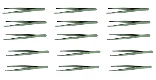 Forceps blunt ends, 130mm