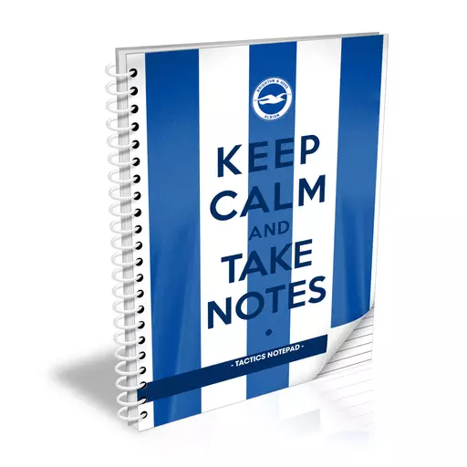 Personalised Brighton & Hove Albion FC Keep Calm Notebook | Officially ...
