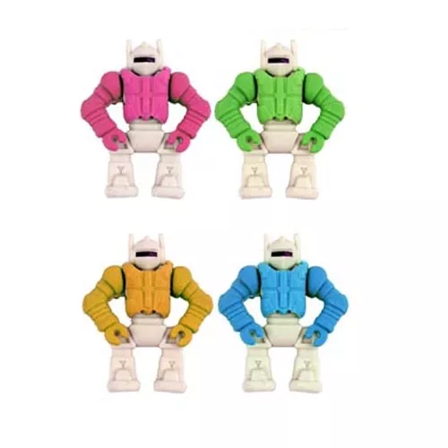 Robot Eraser Pack of 50