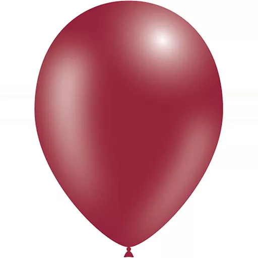 Decotex Pro 50 Pack Latex Balloons Metallic Burgundy 11"