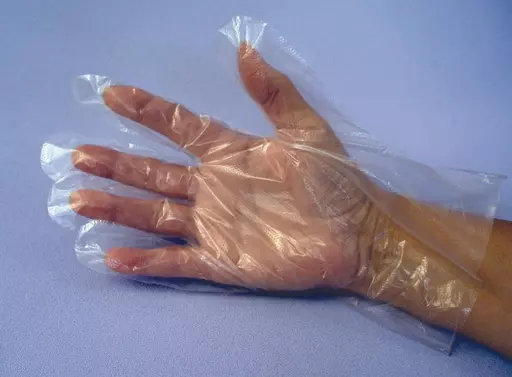 Poly Gloves medium pk100