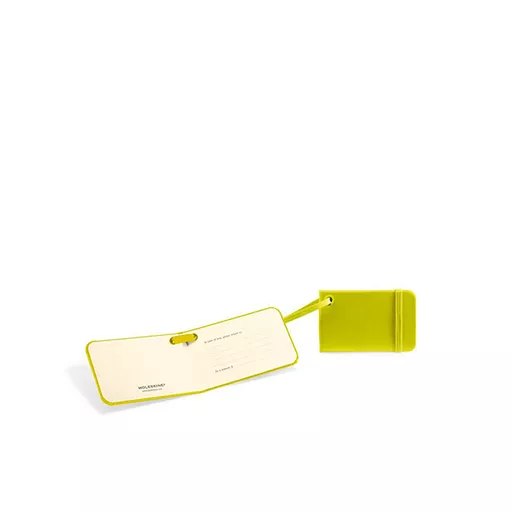 Moleskine Luggage Tag Lemon Green | Turnaround Gifts
