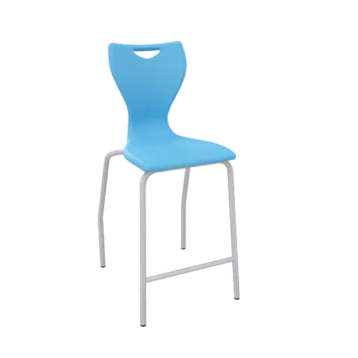 EN Classic HIGH CHAIR, 610mm SKY BLUE