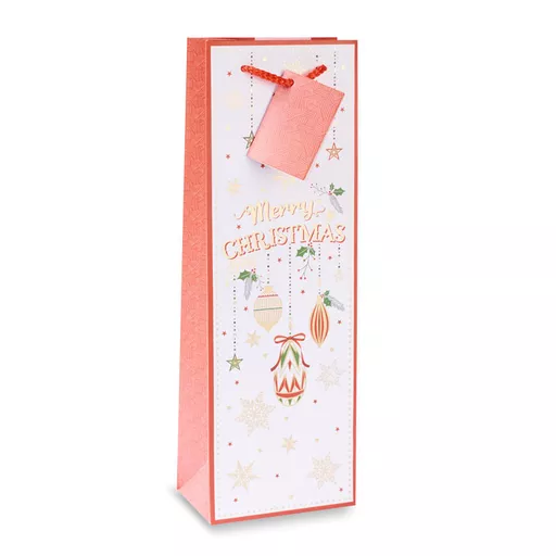 12pk Bottle Gift Bags Text