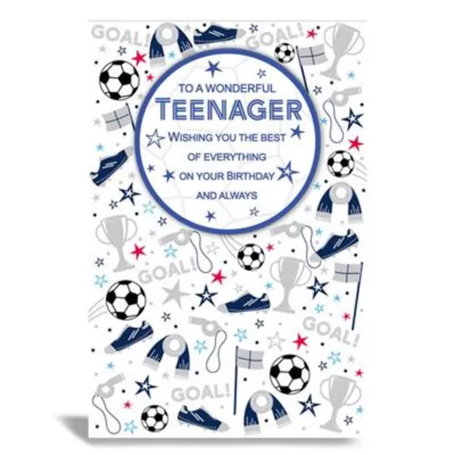 6pk Cards C75 Birthday Teenager