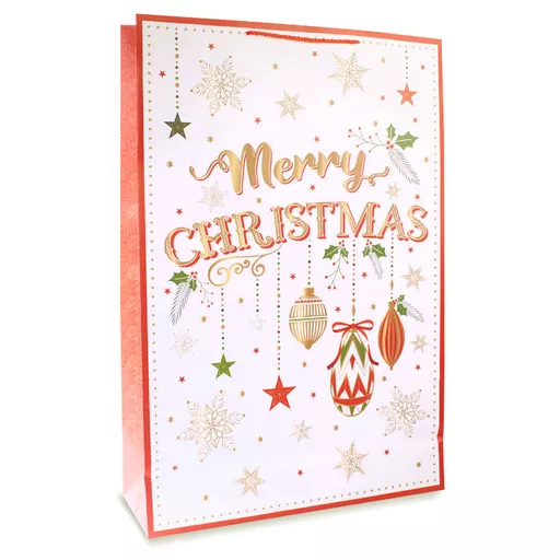 12pk Giant Portrait Gift Bags Text