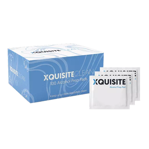 XquisiteClean - Pack of 100 Alcohol Prep Pads