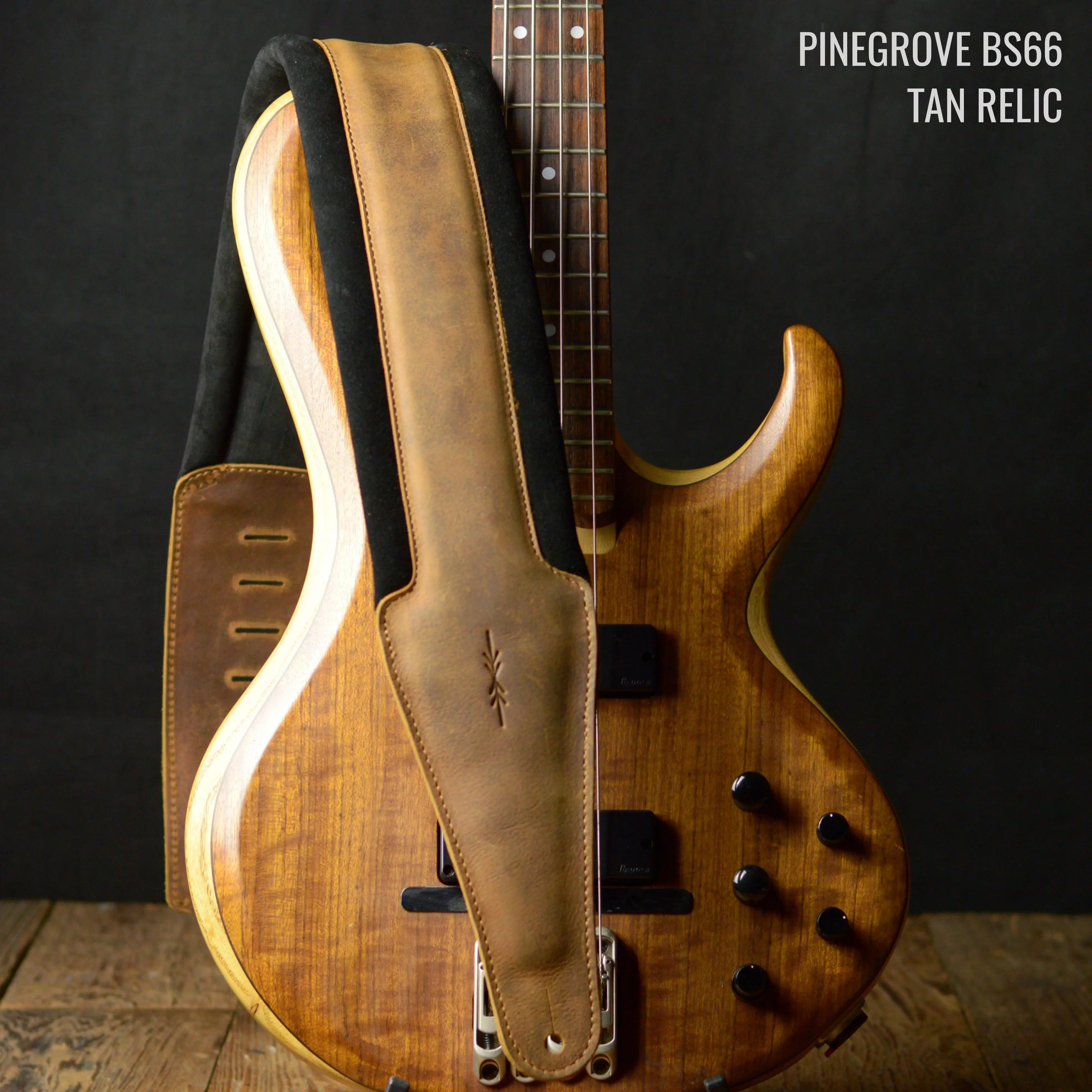 Leather Bass Guitar Straps | Pinegrove Leather