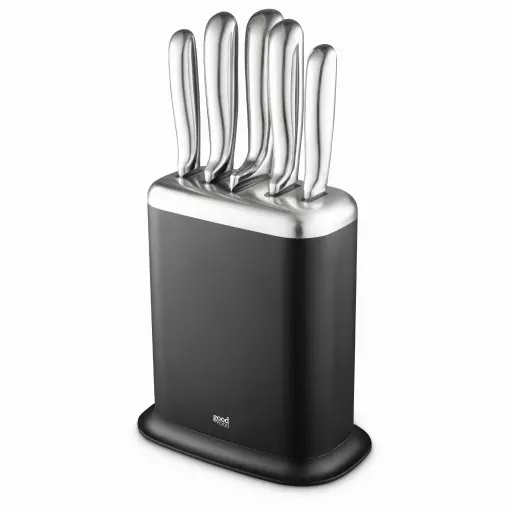 Good Food 5 Piece Knife Set with Block Food Preparation