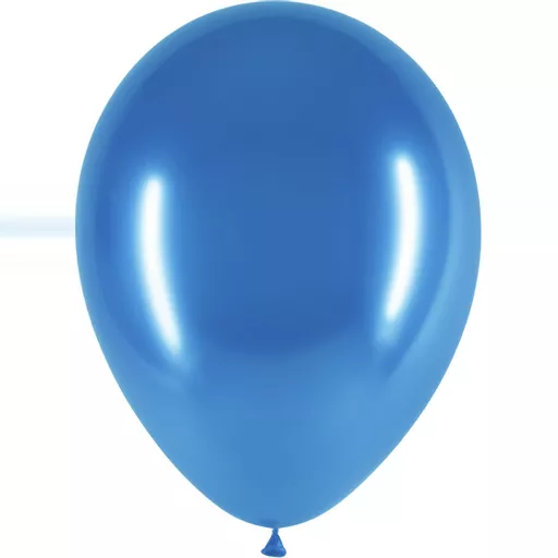 Decotex Pro 25 Pack Latex Balloons Chromium Blue 11"