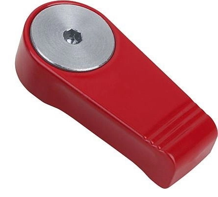 Stop Latch. M6 Thread. 40mm Length. Red.