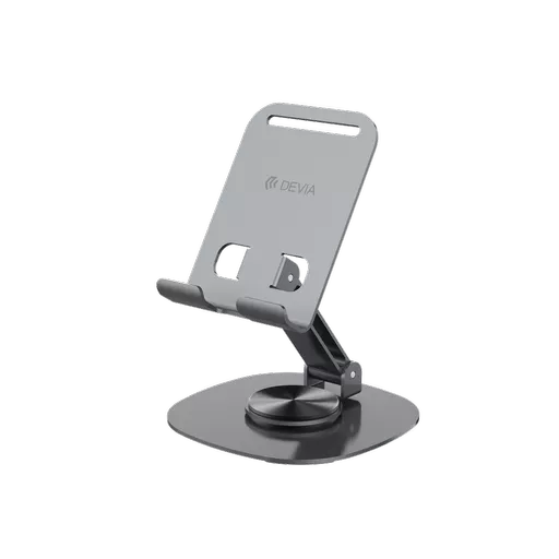 Devia - 360 Degrees - Desktop Smartphone Foldable Metal Stand - Black