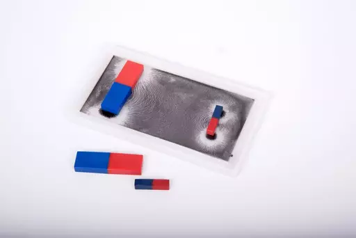 Magnetic Field Pattern Window - White background