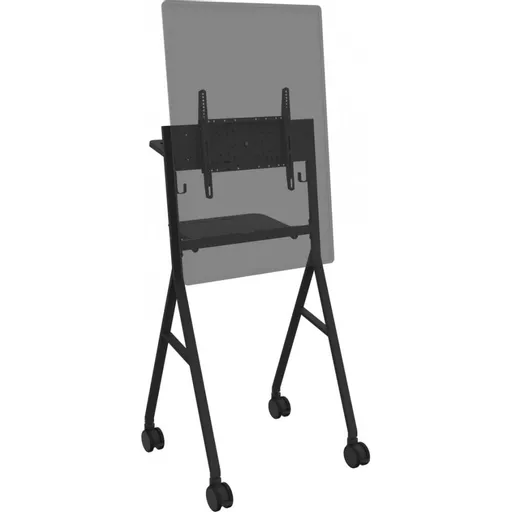 VISION Flat Panel Flipchart-Style Stand - VFM-F10/BL
