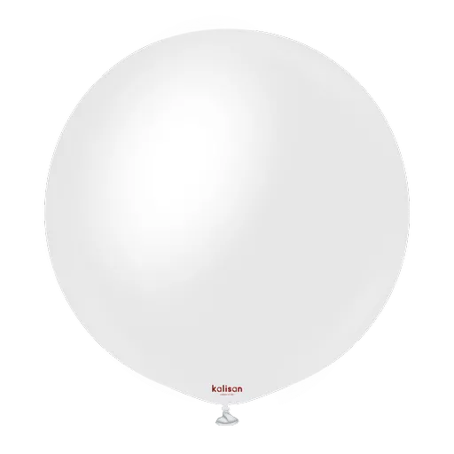 2ct Latex Balloon 24" Opaque Satin Snow White