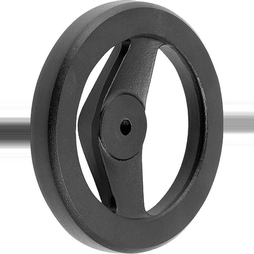 2 Spoke Handwheel. 20mm H7 Reamed Hole. 200mm Overall Diameter. With ...