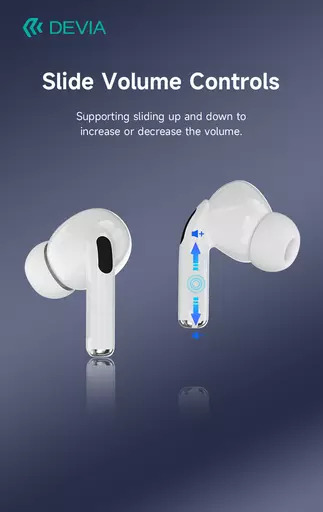Devia - Airbuds Pro2 - True Wireless Earbuds & Charging Case - White