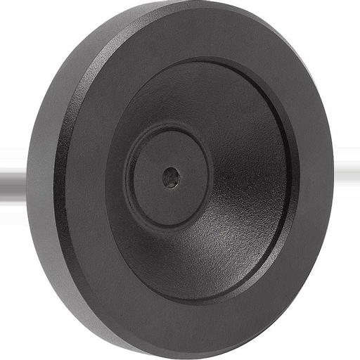 Disc Handwheel. 18mm H7 Reamed Hole. 200mm Overall Diameter. Aluminium.