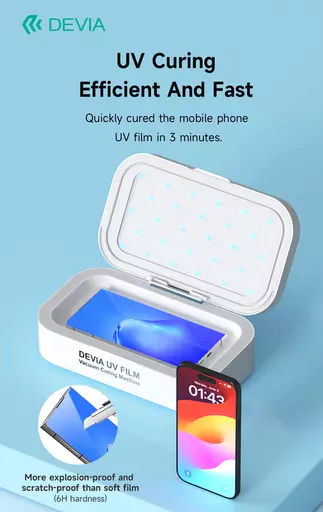 Devia - Intelligent UV Film Vacuum Curing Lamp Machine - White