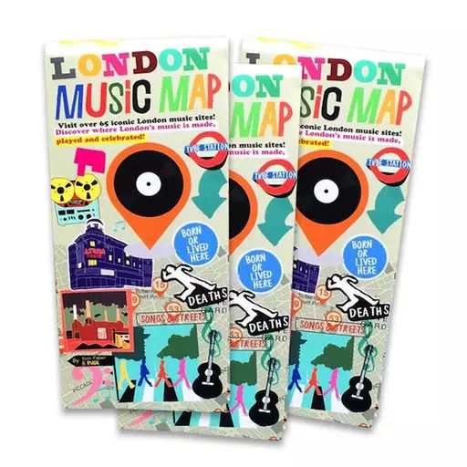 London Music Map | Turnaround Gifts