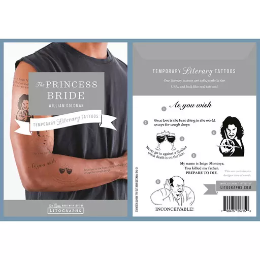 Princess Bride Temporary Tattoo Pack | Turnaround Gifts