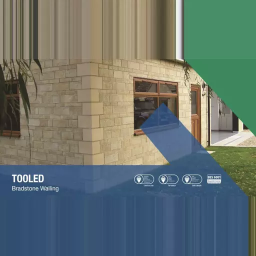 Tooled Bradstone Walling Cladding | Fernhill Stone