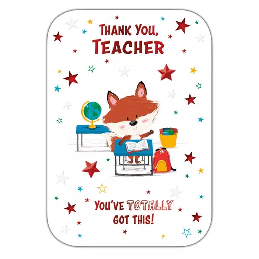 Prelude 6 Pack Cards C50 Back To School Thank You Teacher Cute