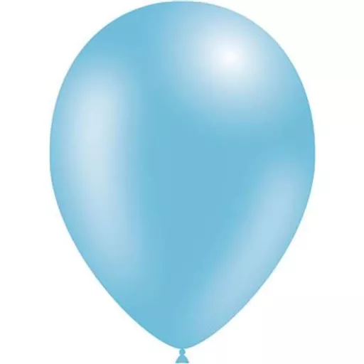 50 Latex Balloons 11" Decotex Pro Fashion Solid Light Blue