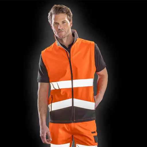 Result Safe-Guard Printable Safety Soft Shell Gilet