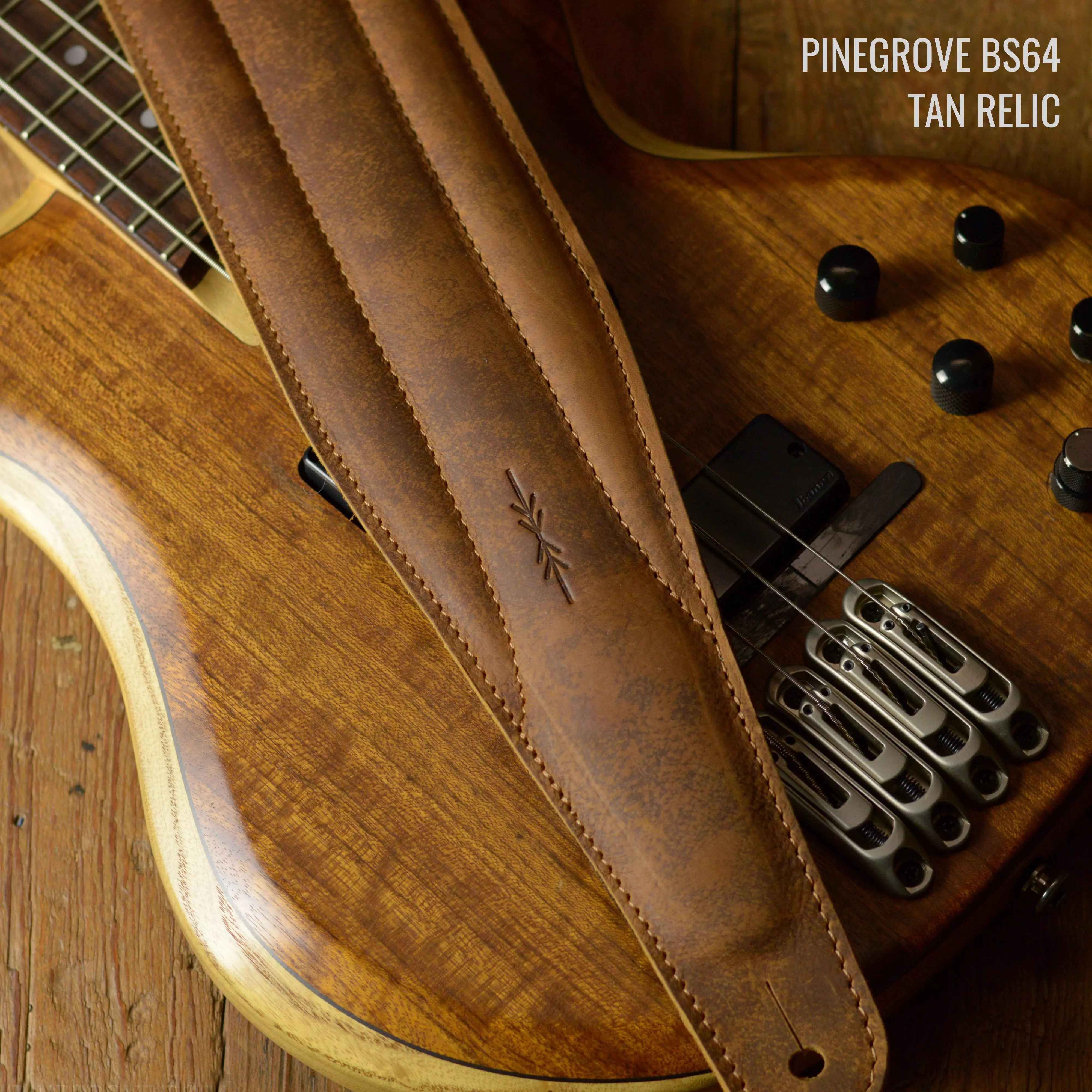 Leather Bass Guitar Straps | Pinegrove Leather